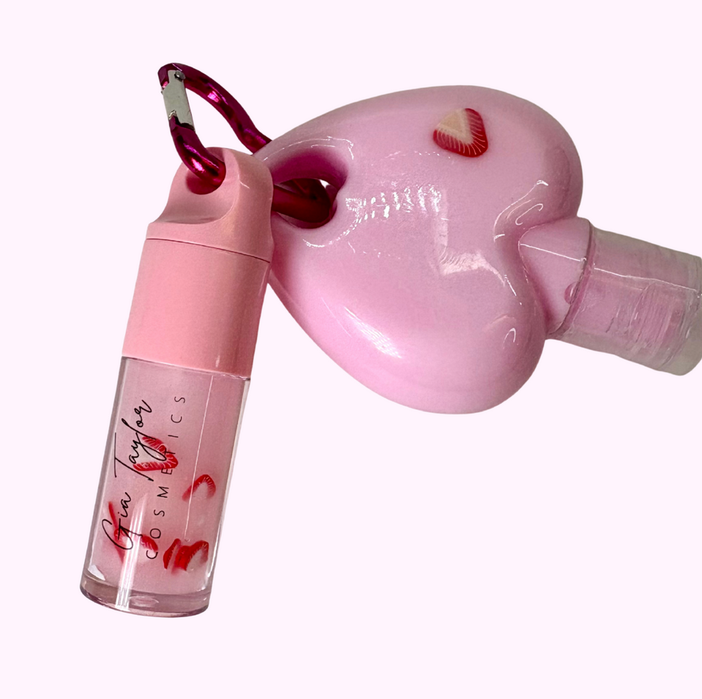STRAWBERRY COCONUT Keychain Lotion & Gloss Duo – Shop Gia Taylor